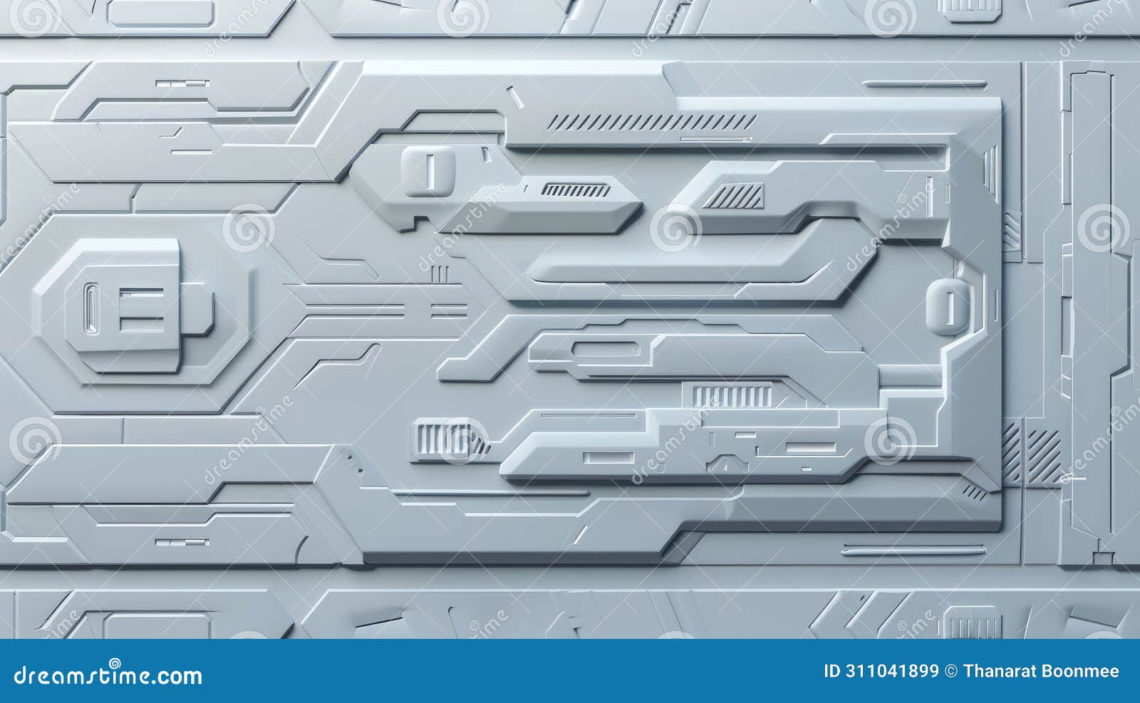 Immerse Yourself in the Futuristic Allure of Light-colored Sci-fi ...