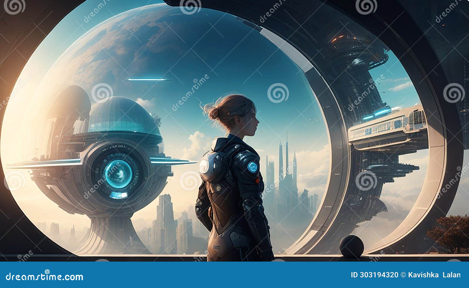 Future Visionaries stock illustration. Illustration of striking - 303194320