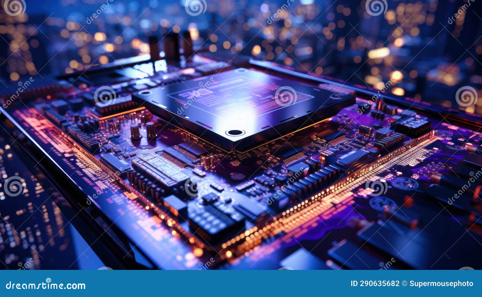 Immerse Yourself in a High-tech World Where Computer Components and ...