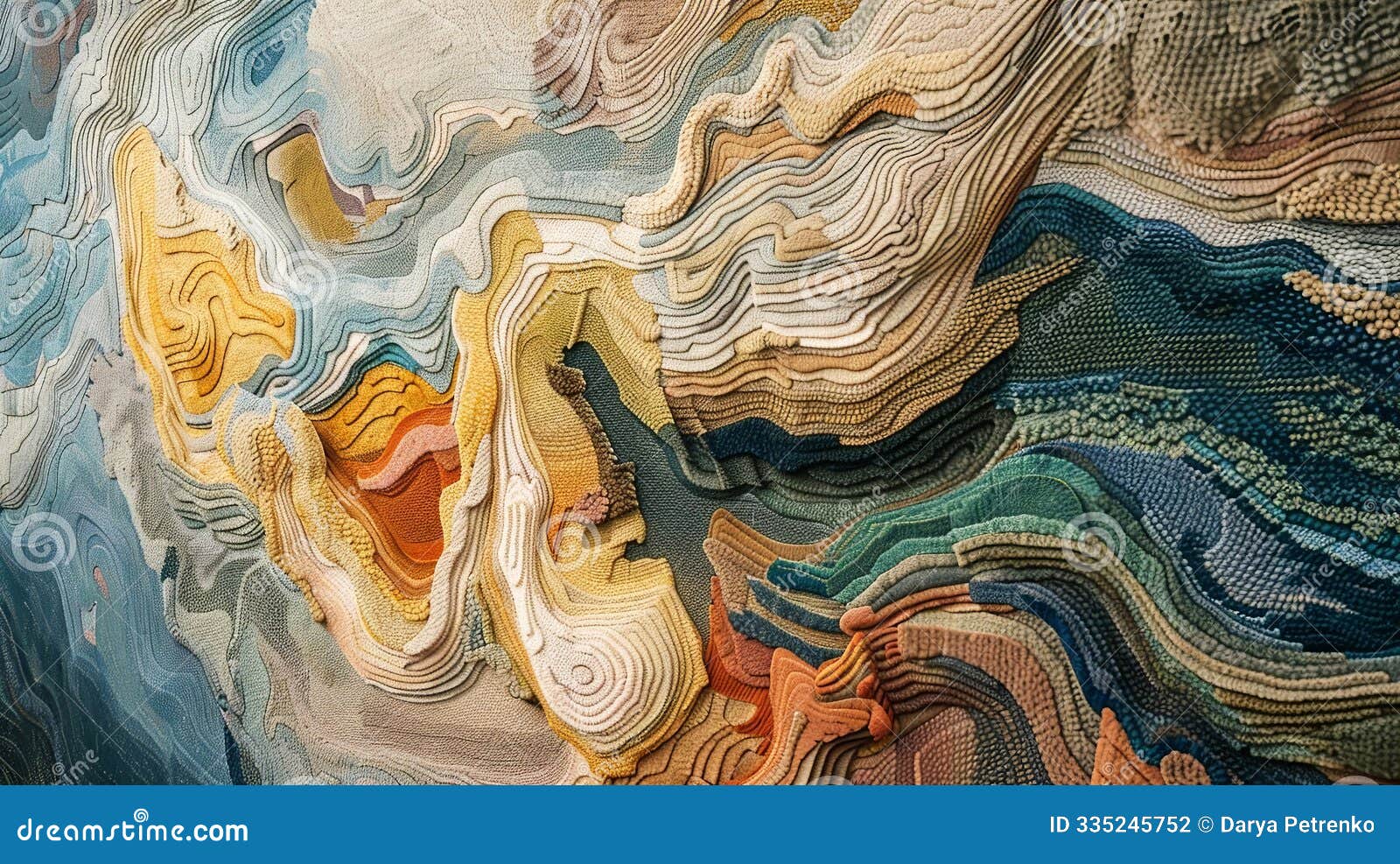 Immerse Yourself In This Mesmerizing Abstract Landscape Featuring ...