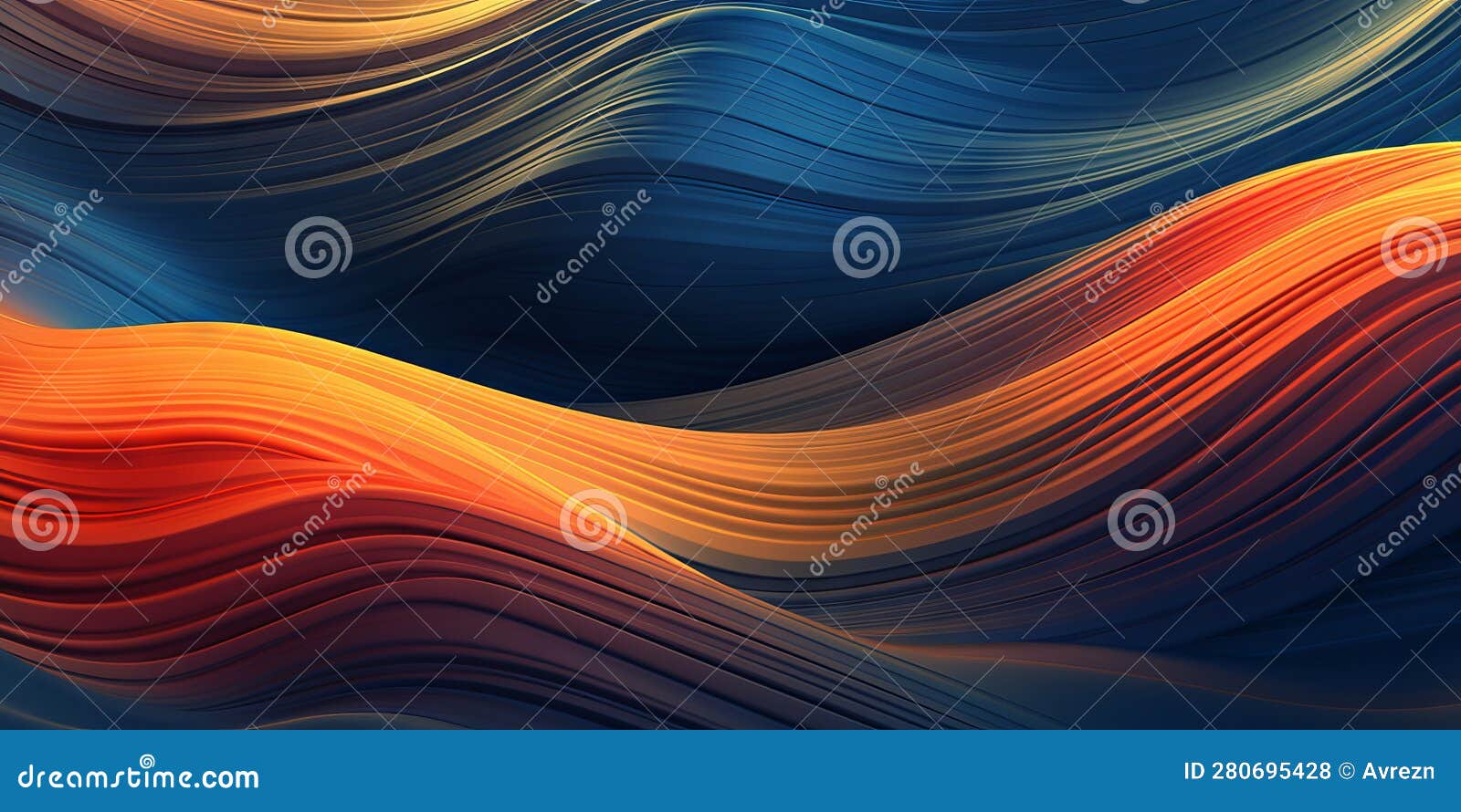 Swirling Color Waves: a Captivating Wallpaper Design, Generative AI ...