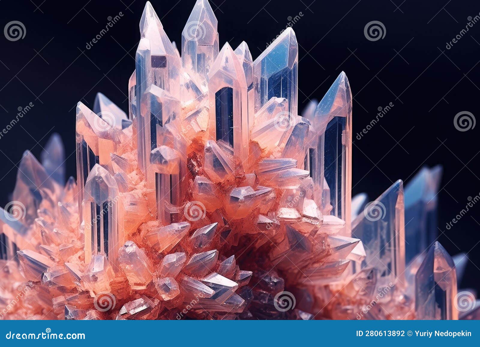 Crystalline Formations Patterns and Delicate Structures. Generative AI ...