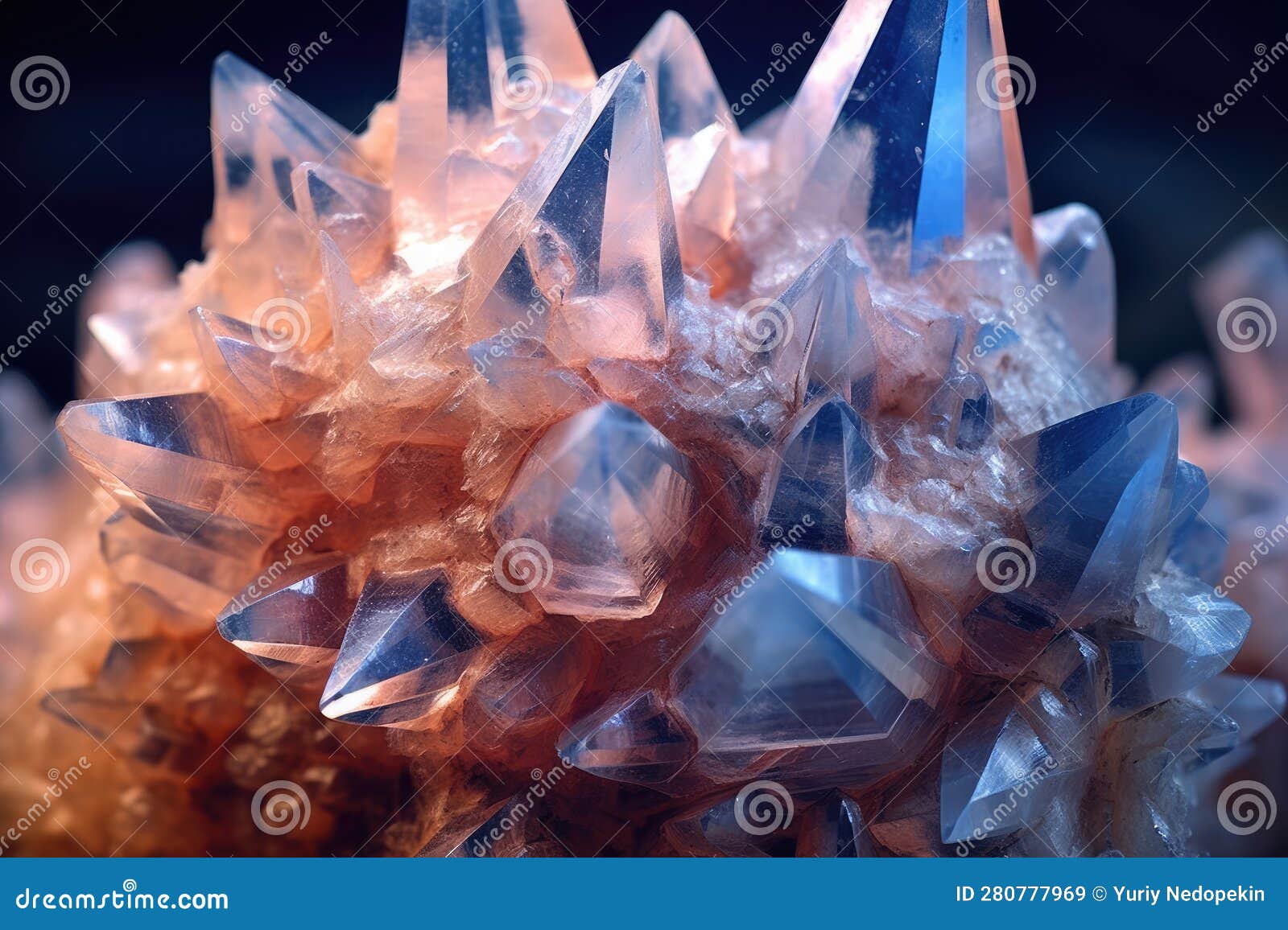 Crystalline Formations Patterns and Delicate Structures. Generative AI ...