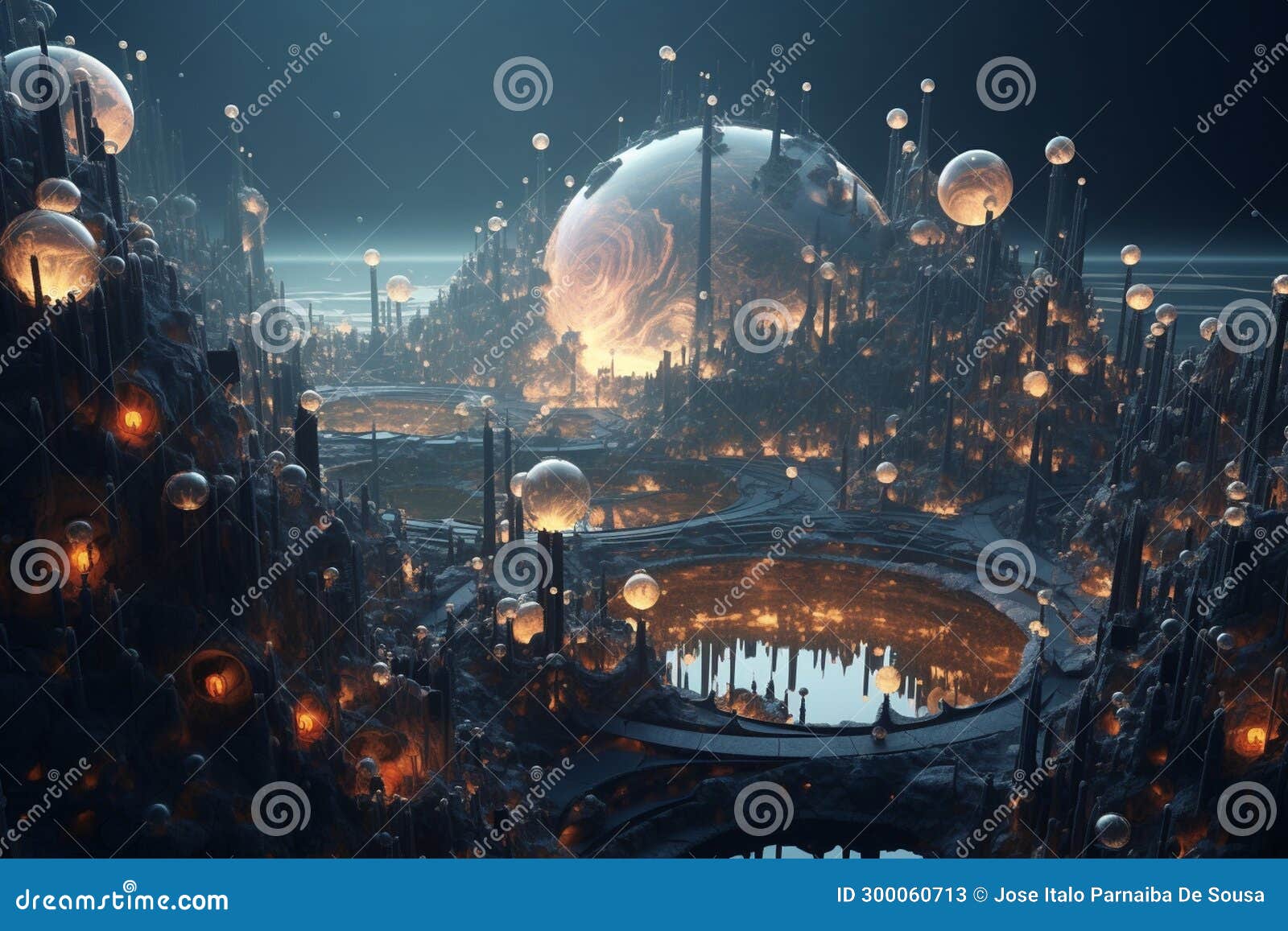 Immerse Yourself in a Microscopic City Where Stock Illustration ...