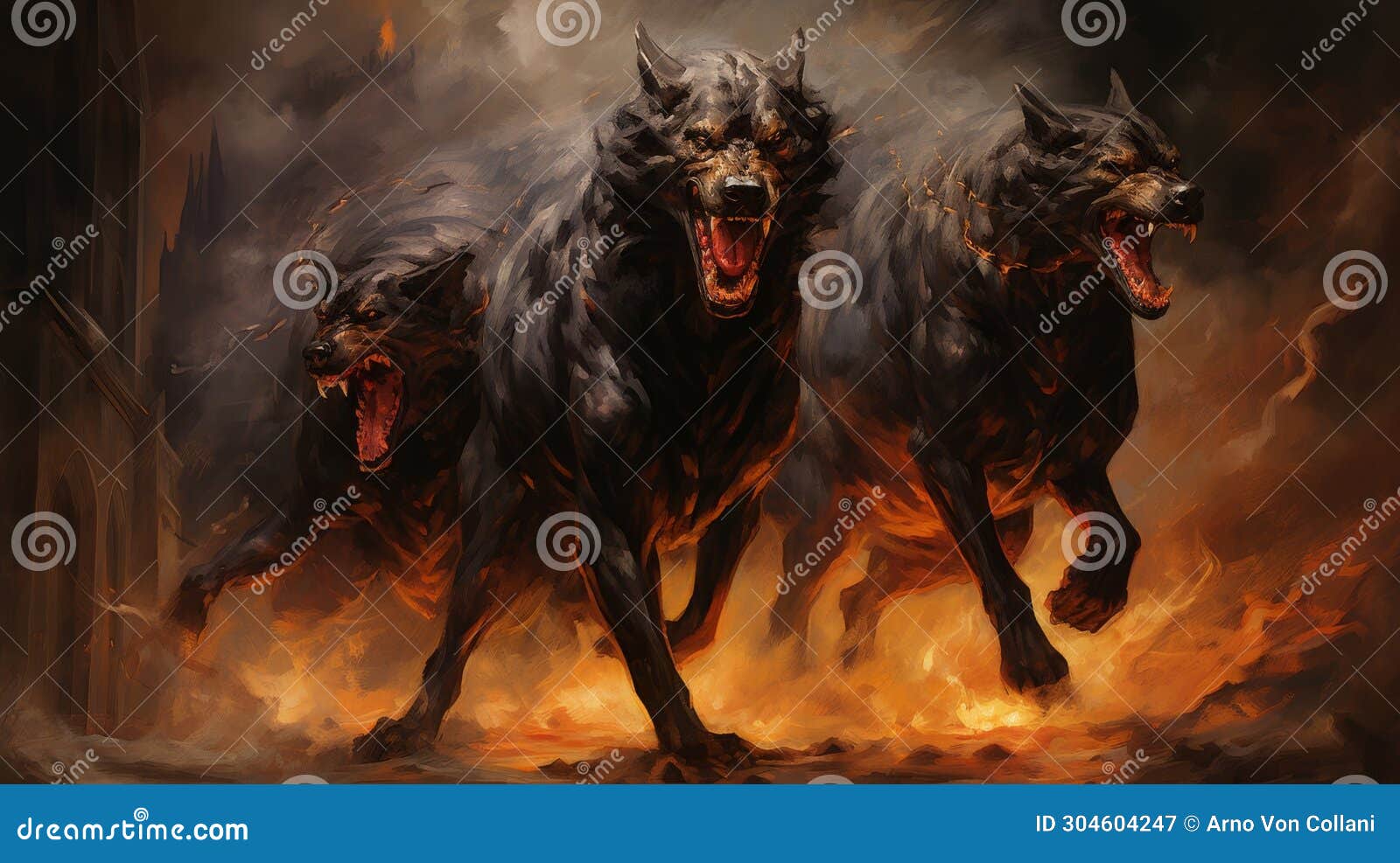 Guardian of the Underworld: AI-Crafted Painting Unveils Ancient Greek ...