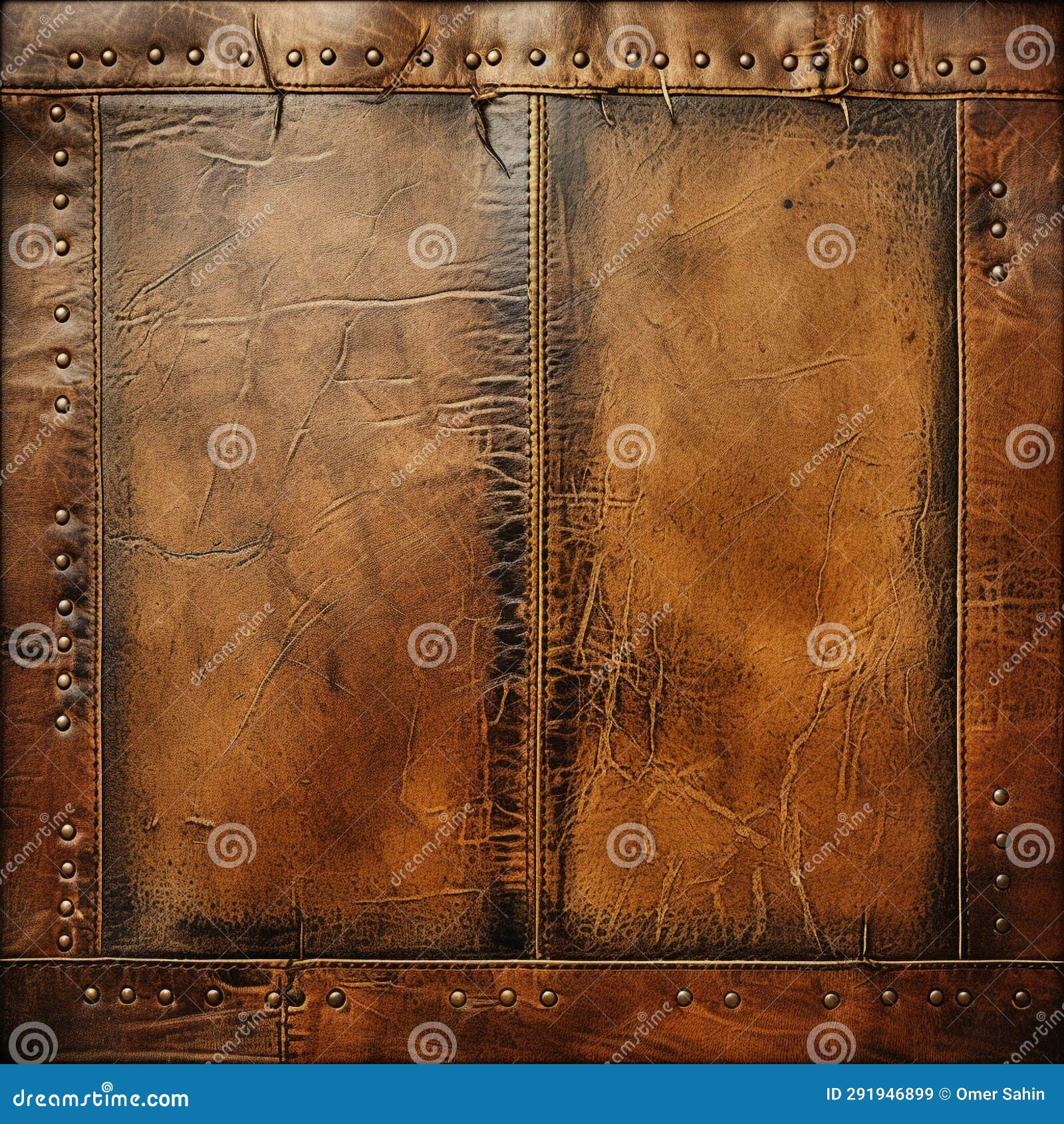 Retro Artwork Showcasing Weathered Leather Texture with Vintage Vibe ...