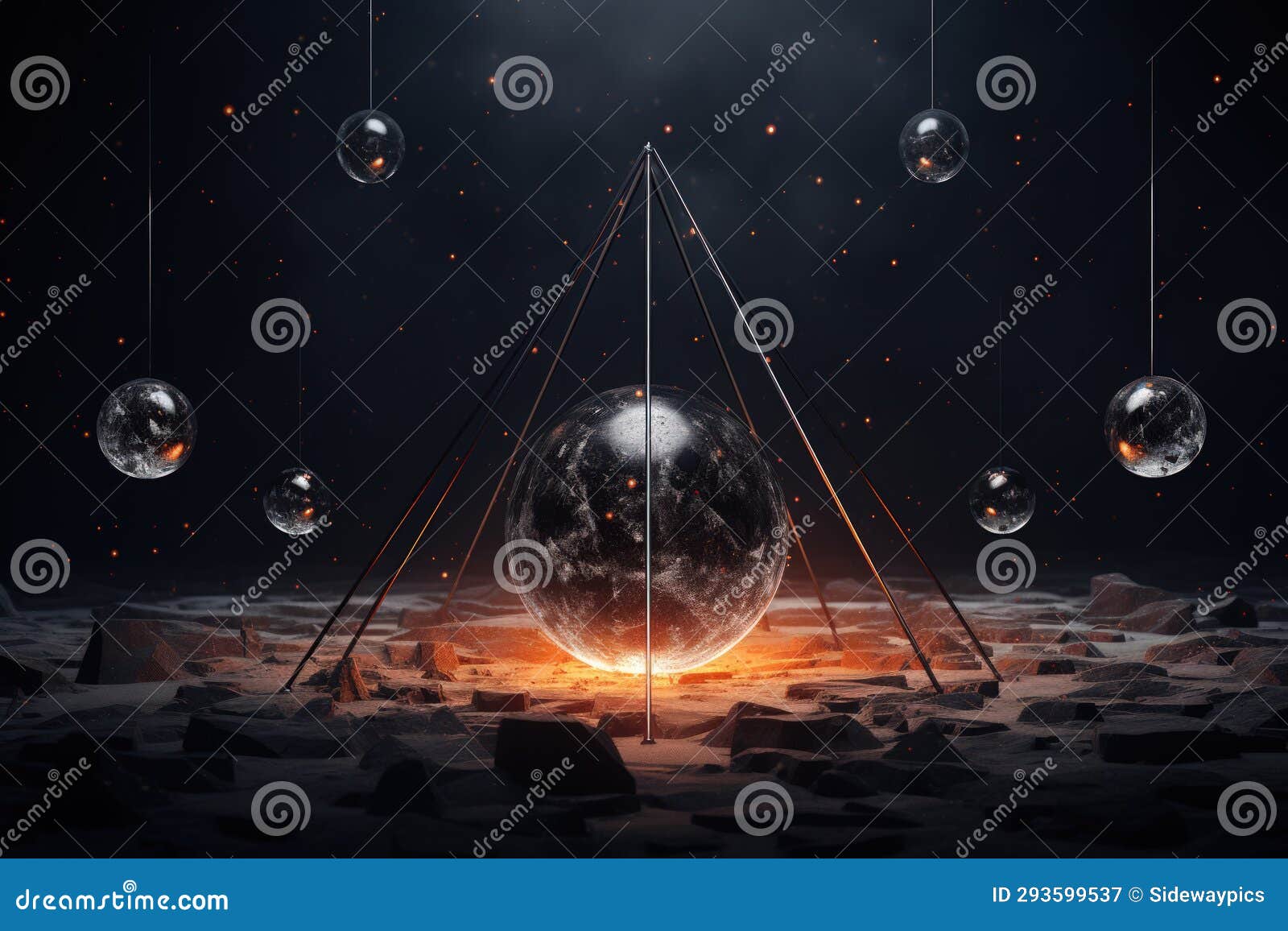 Arcane Crystal Orbs, Containing Trapped Magical Entities with Untold ...