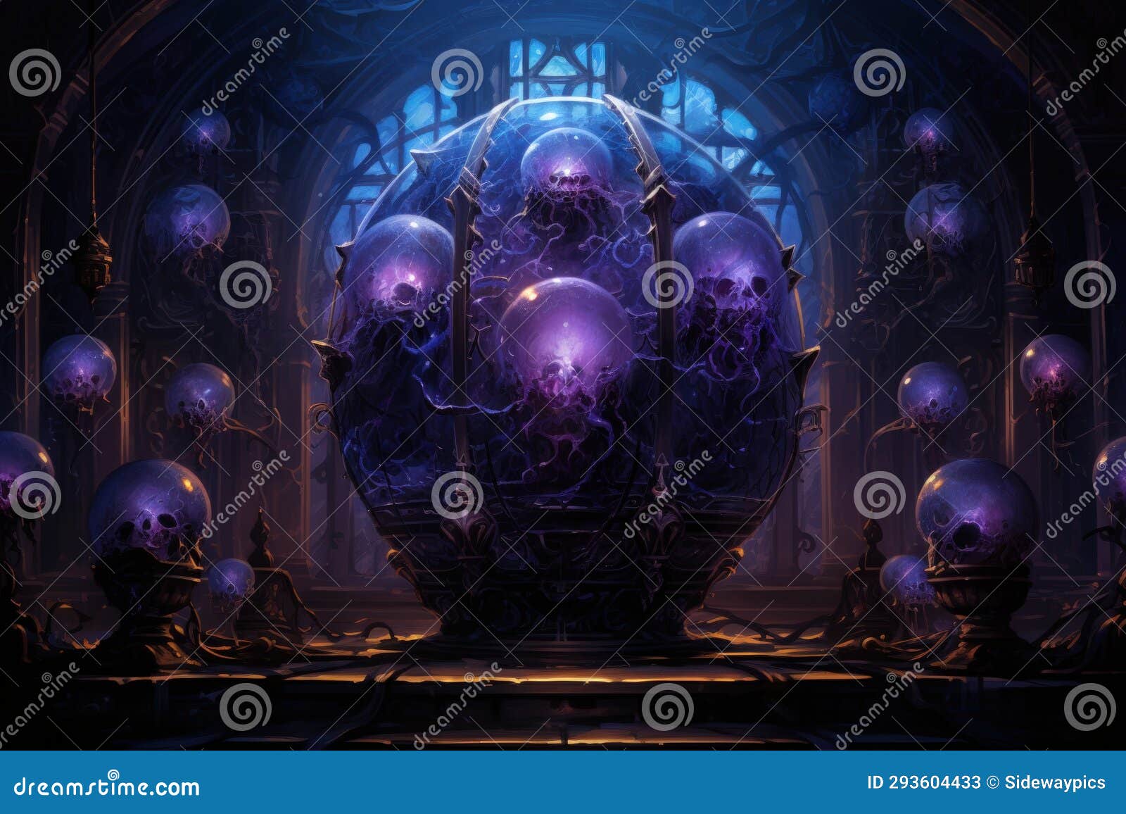 Arcane Crystal Orbs, Containing Trapped Magical Entities with Untold ...