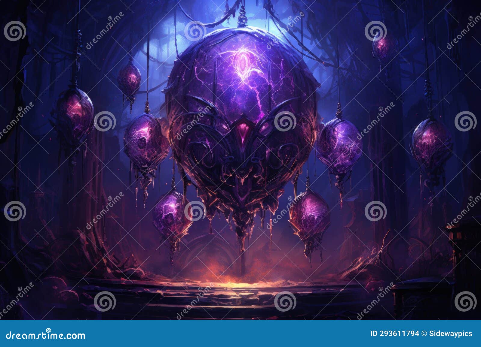 Arcane Crystal Orbs, Containing Trapped Magical Entities with Untold ...