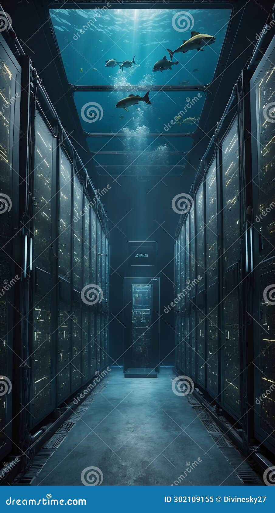 TidalTech Secrets Below. AI Generate Stock Illustration - Illustration ...