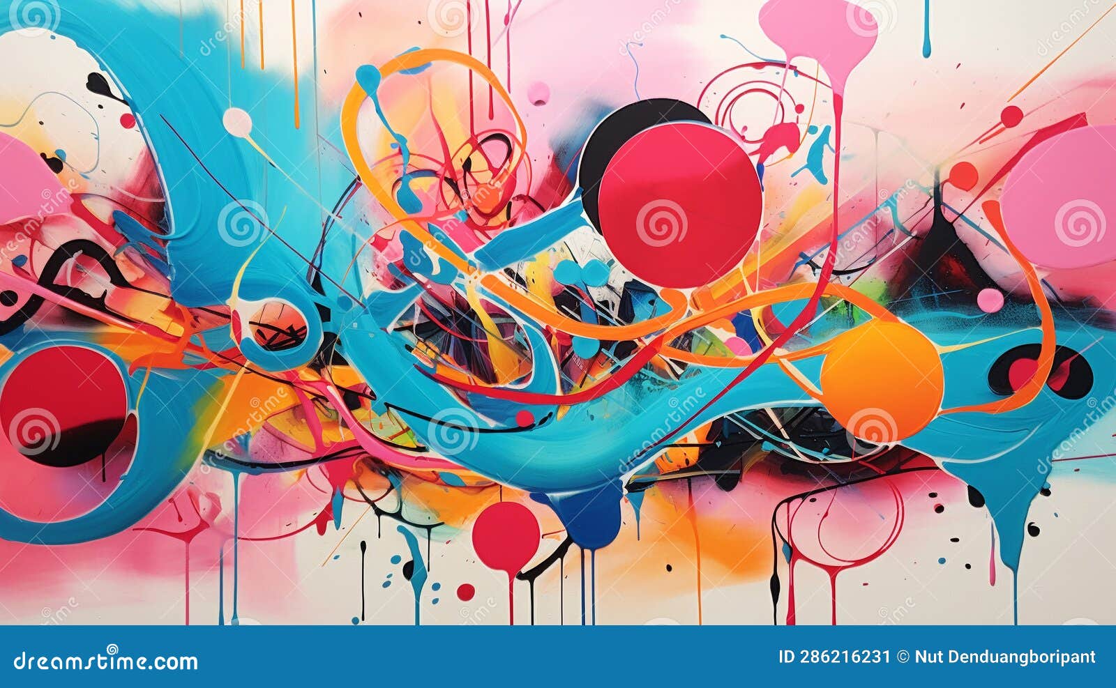Euphoric Expressions: Abstract Joy Stock Illustration - Illustration of ...
