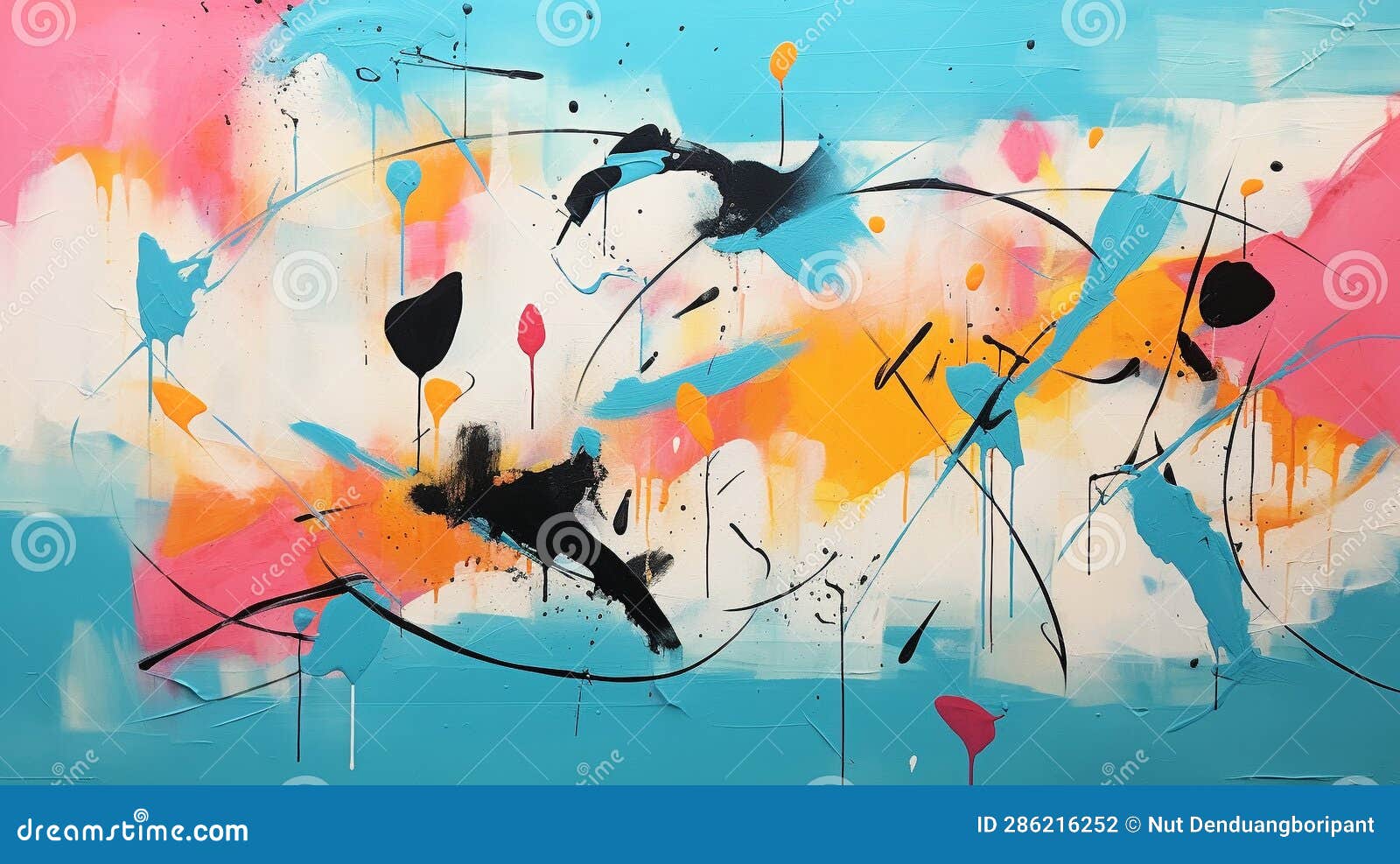 Euphoric Expressions: Abstract Joy Stock Illustration - Illustration of ...