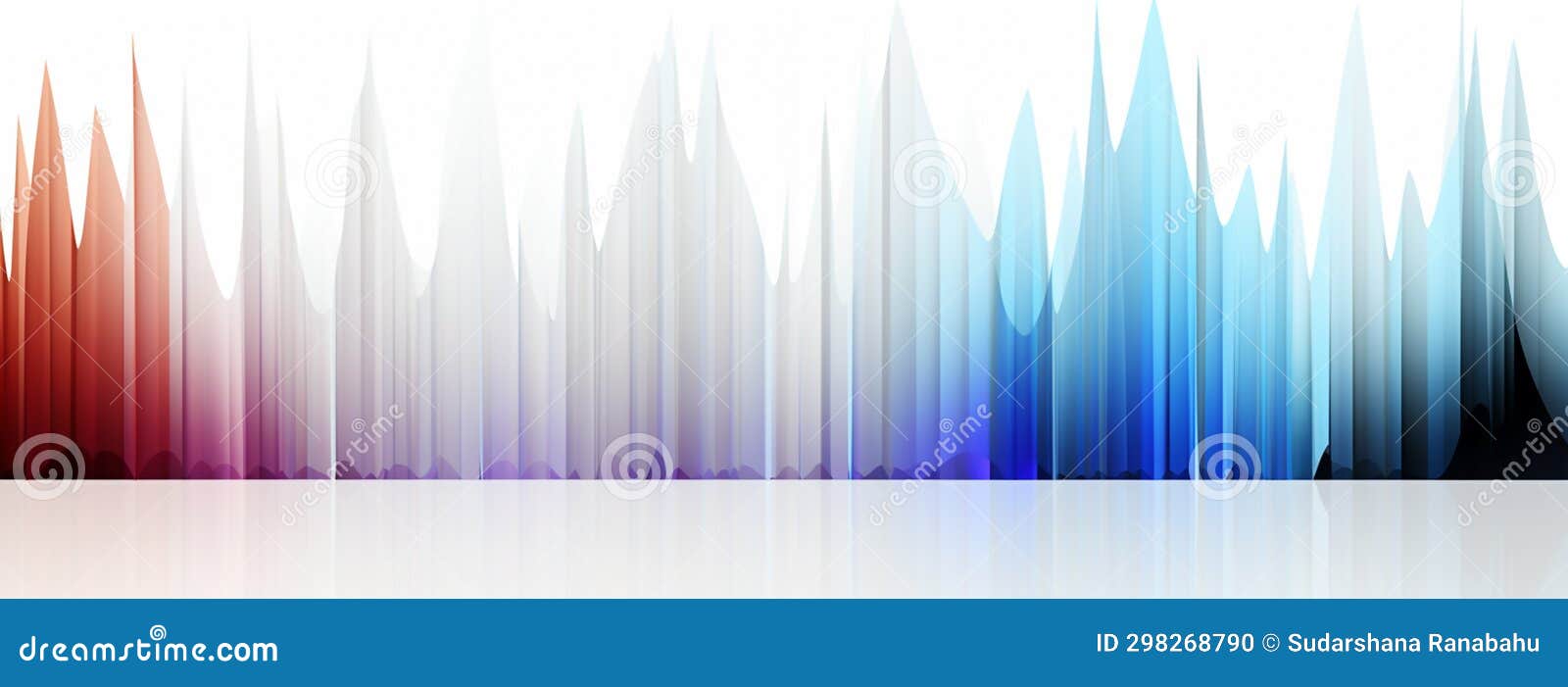 Colorful Rhythmic Sound Wave Equalizer Pillars Background With ...