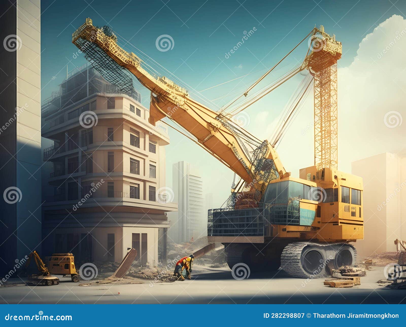 Structural Symmetry: Striking Construction Artwork Collection for Sale ...