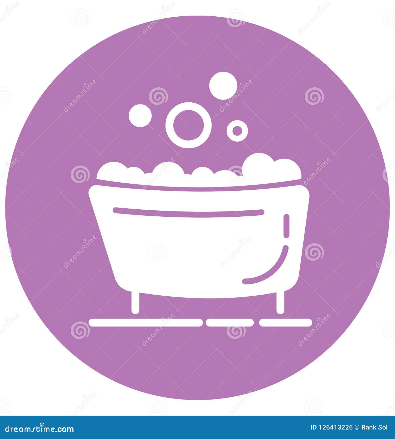 Immersion Bath Isolate Vector Icon Editable Stock Vector - Illustration ...