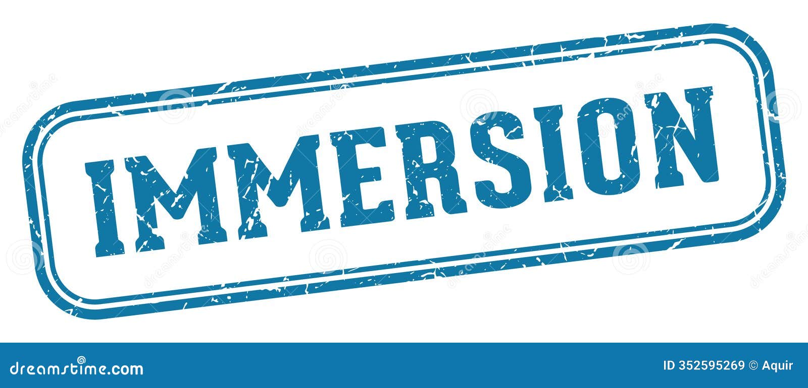 Immersion Stamp. Immersion Label On Transparent Background. Round Sign ...