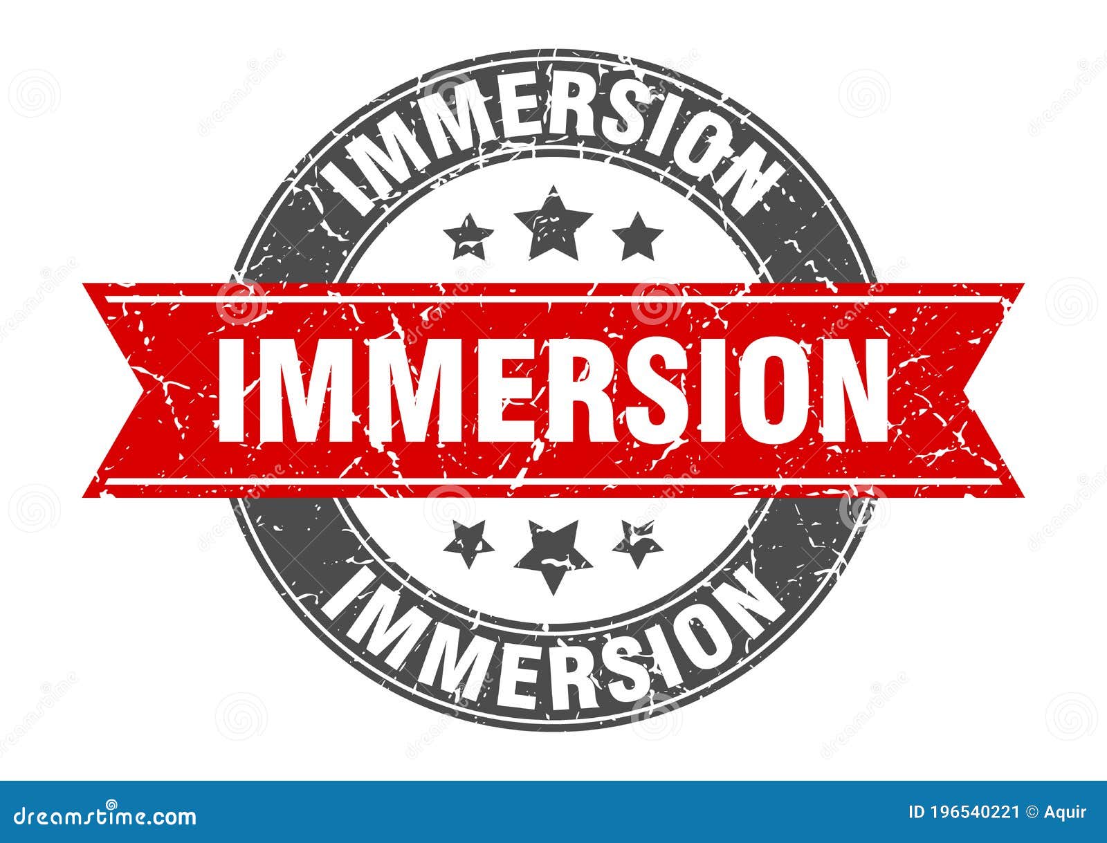 Immersion stamp stock vector. Illustration of emblem - 196540221
