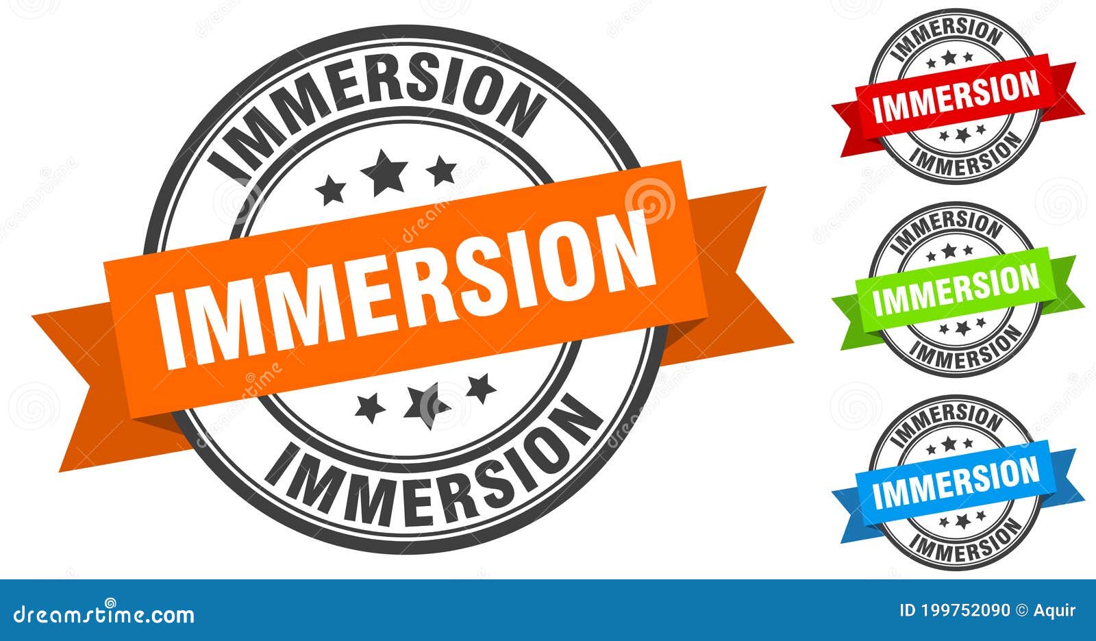 Immersion Stamp Vector Illustration | CartoonDealer.com #197356128