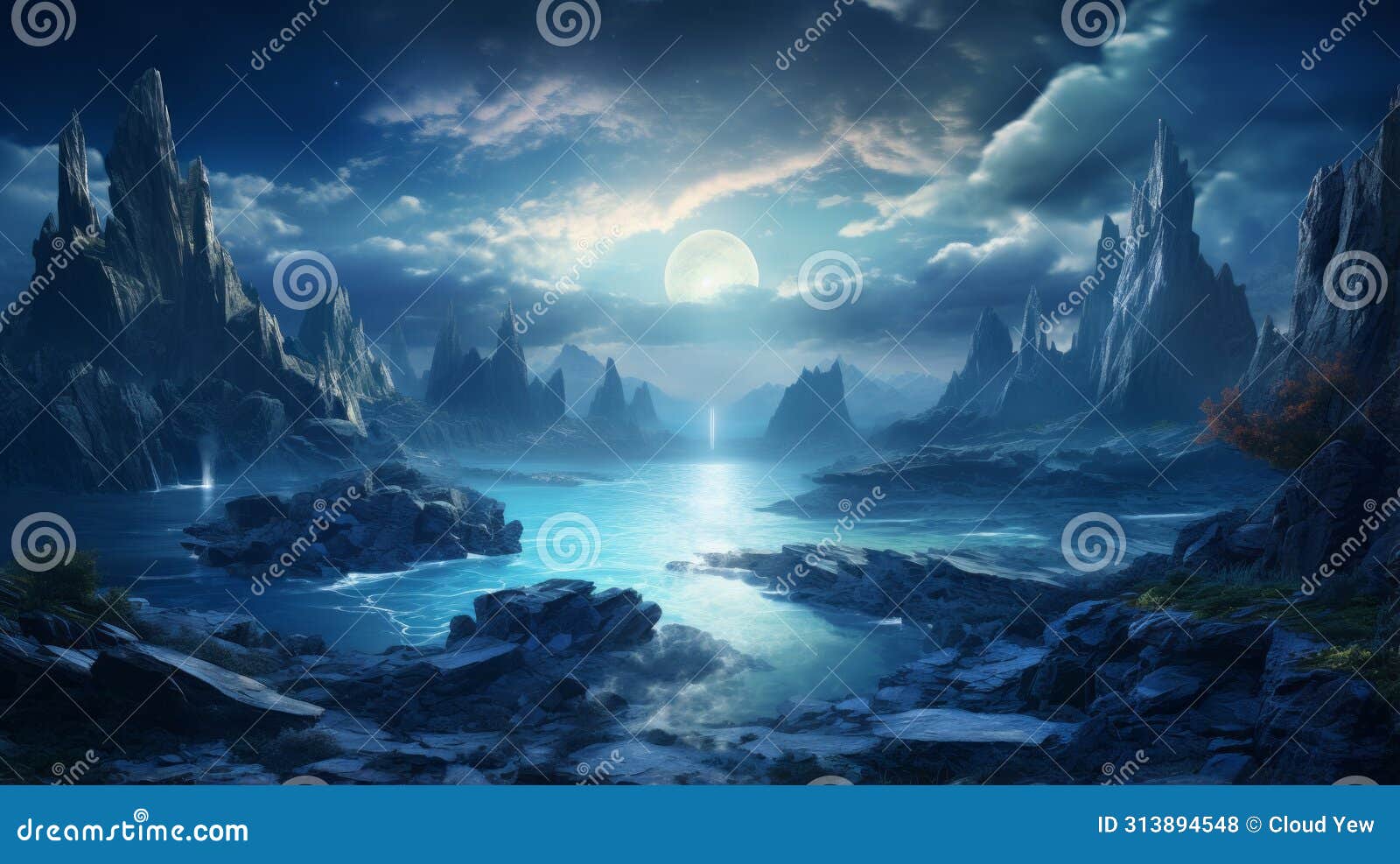Immersive Aesthetic Display Background Stock Illustration ...