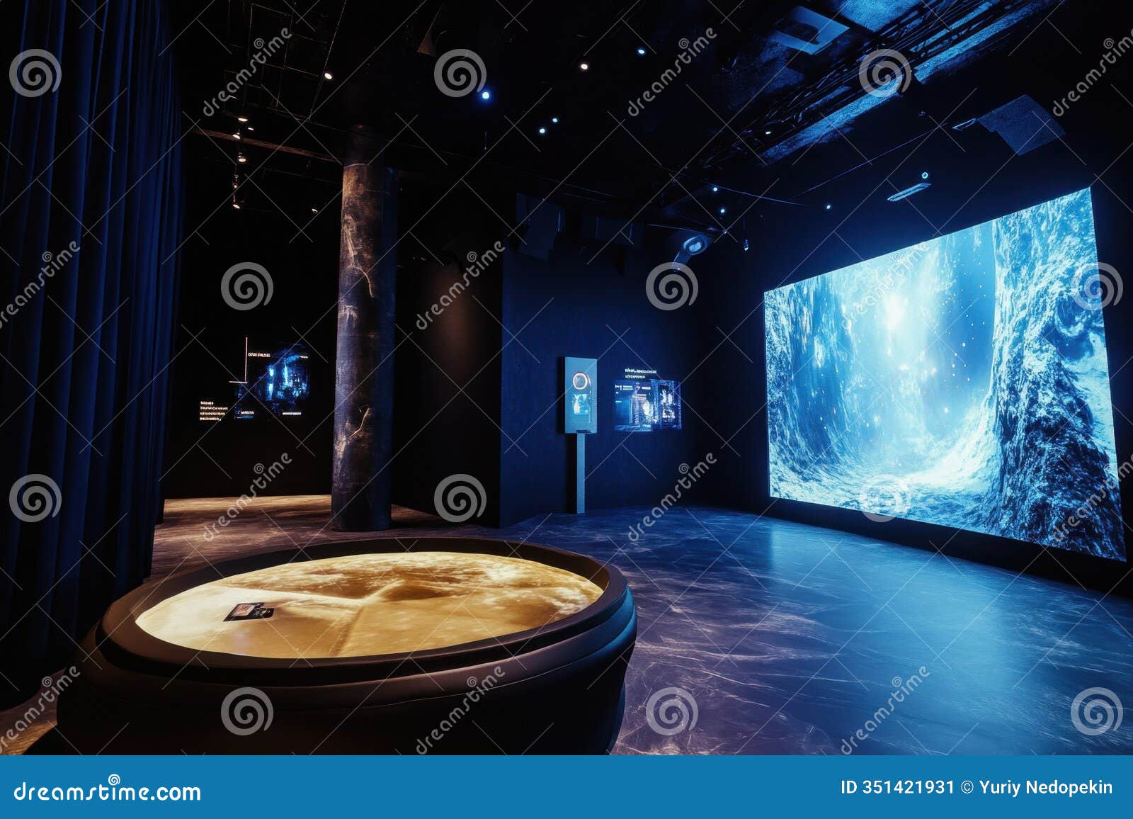 Immersive Art Exhibit Featuring Digital Projections and Interactive ...