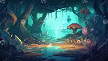 Immersive Computer Game Background Sets the Stage for Epic Adventures ...