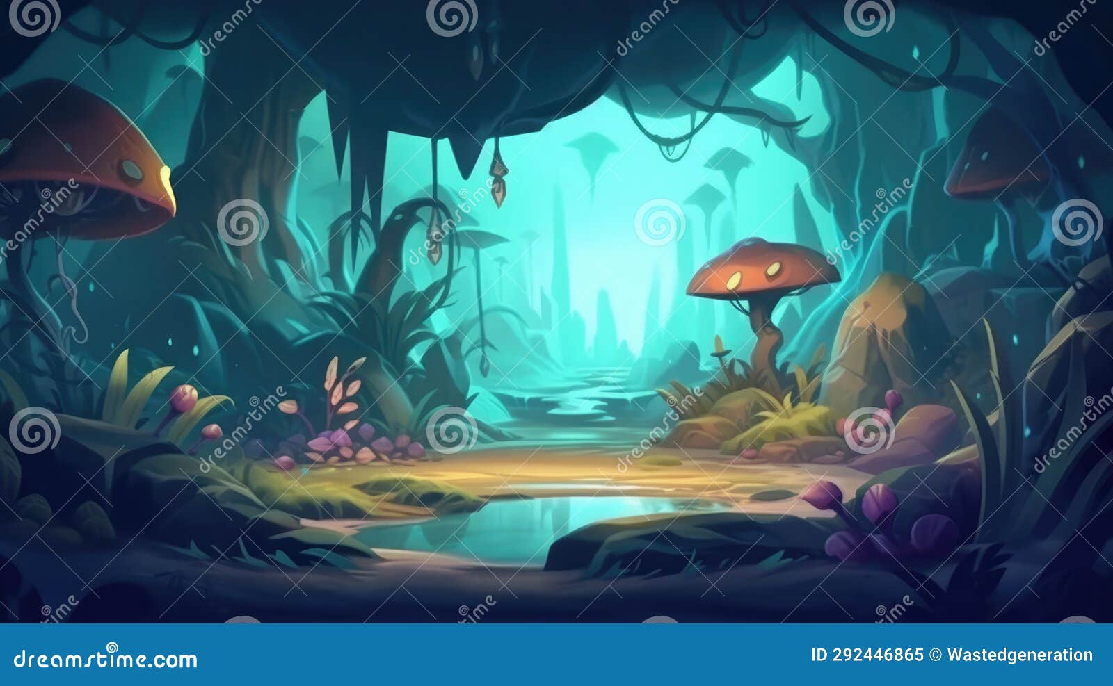 Immersive Computer Game Background Sets The Stage For Epic Adventures ...