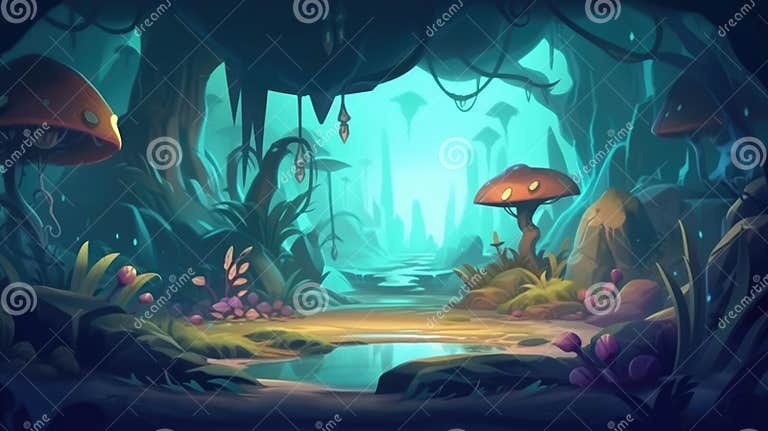 Immersive Computer Game Background Sets the Stage for Epic Adventures ...