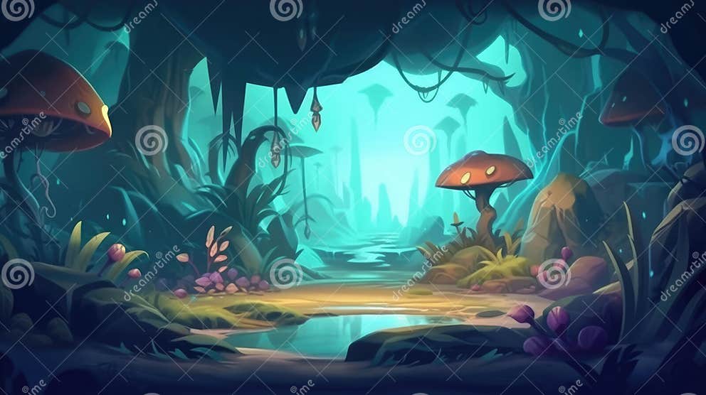 Immersive Computer Game Background Sets the Stage for Epic Adventures ...