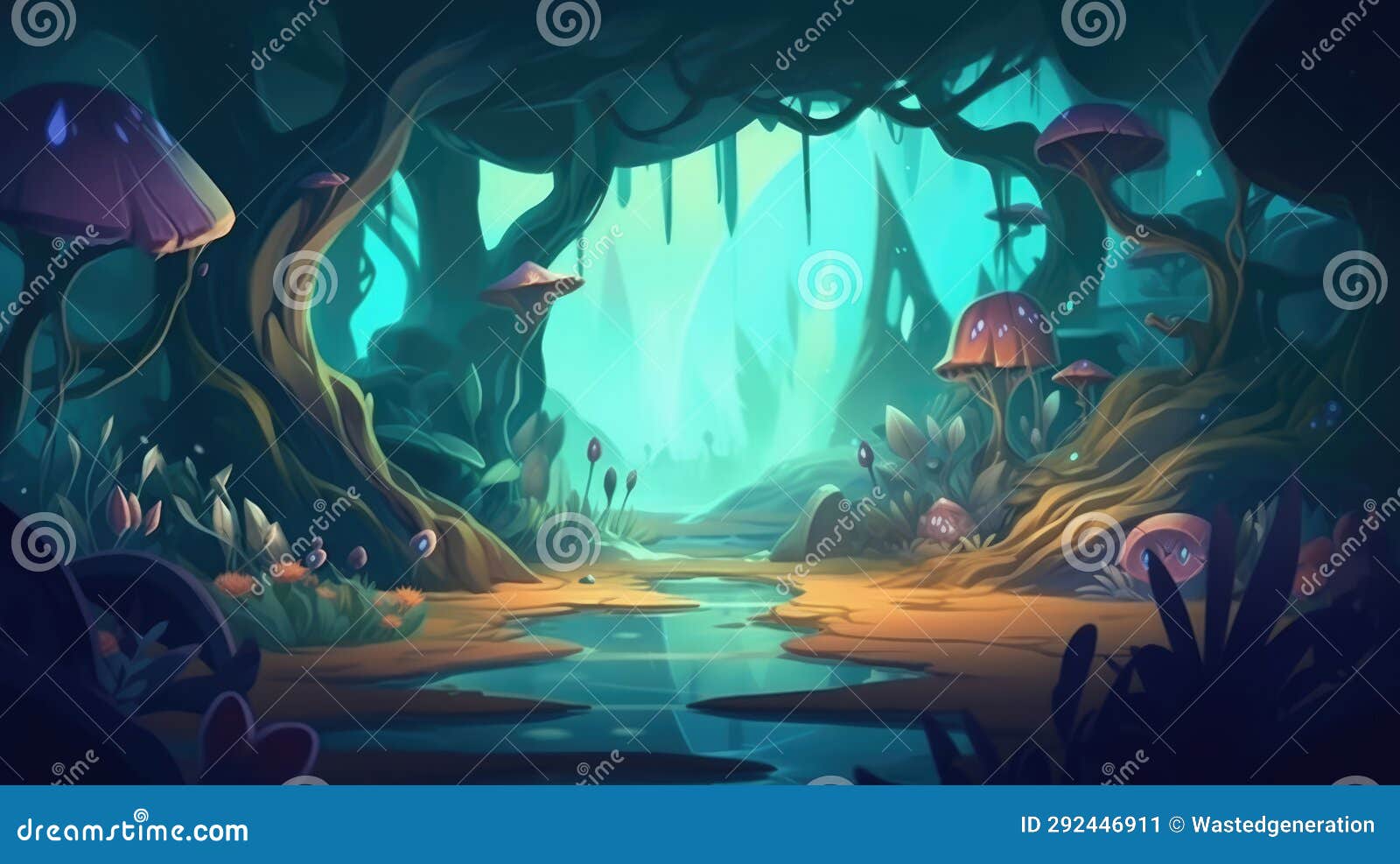 Immersive Computer Game Background Sets The Stage For Epic Adventures ...