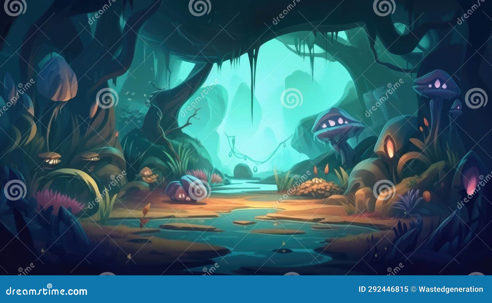 Immersive Computer Game Background Sets the Stage for Epic Adventures ...