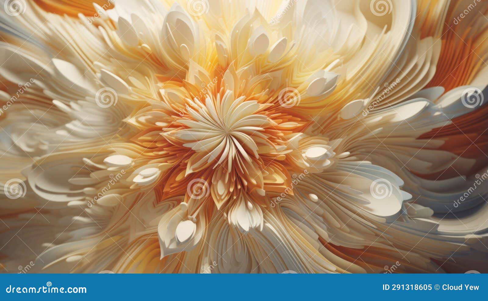 Immersive 3D Visual, Dimensional Art Stock Illustration - Illustration ...