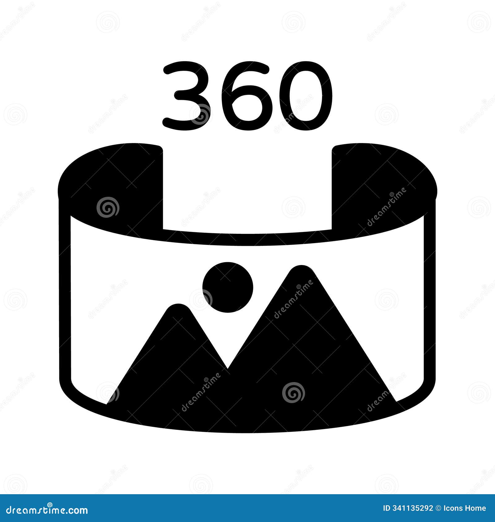 Immersive 360 Degree Virtual Reality Experience, Ready To Use Vector ...