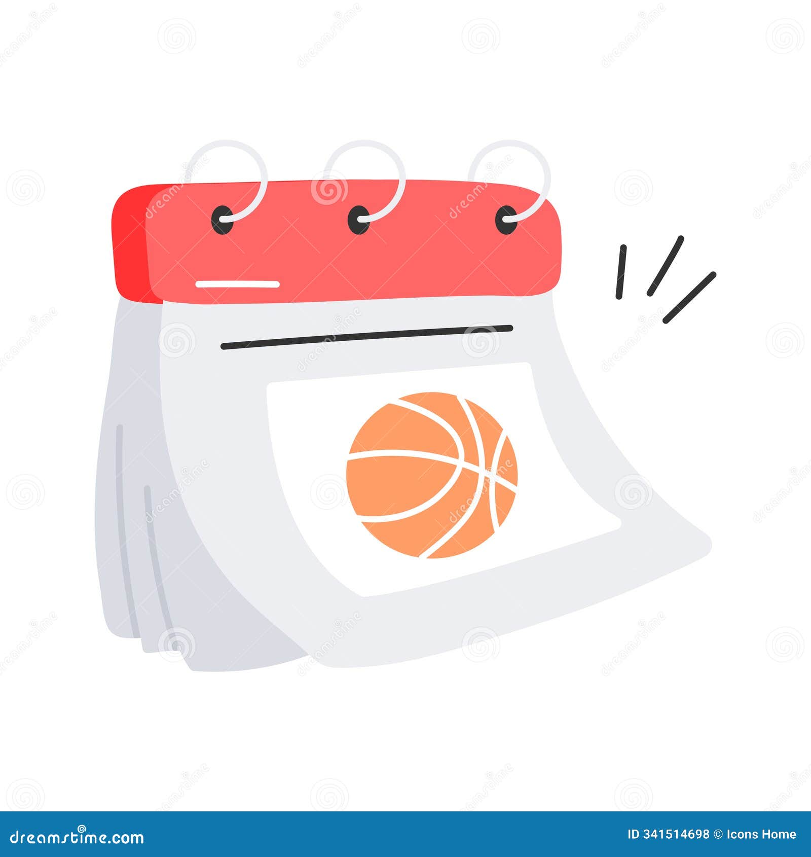 A Sports Calendar Marked with Basketball Events and Important Dates ...