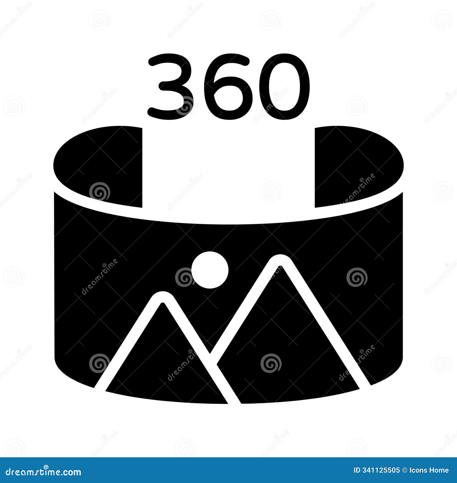 Immersive 360 Degree Virtual Reality Experience, Ready To Use Vector ...