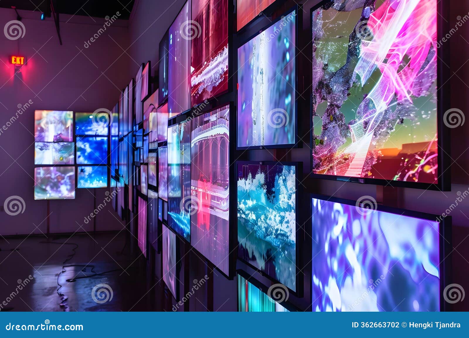 Immersive Digital Art Installation, Exploring Abstract Visuals with ...