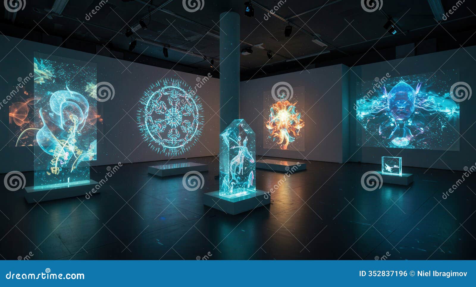 Immersive Digital Art Installation with Stunning Light Projections in ...