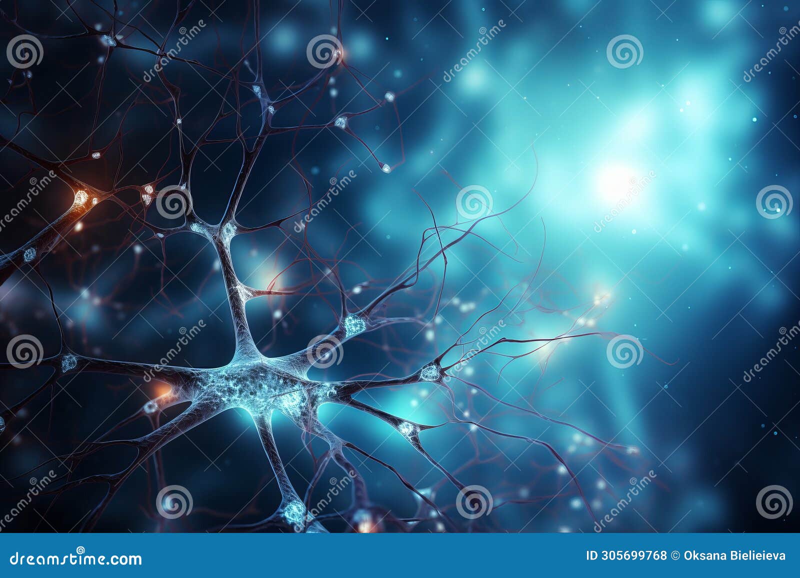 Immersive Examination of Neuron Cells Under High-powered Blue ...