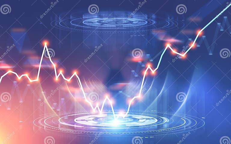 Immersive Gui Interface, Forex Graphs Stock Illustration - Illustration ...