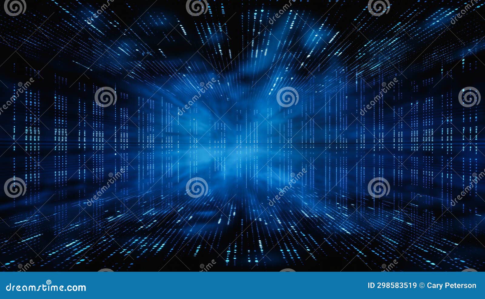 Immersive Illumination: Exploring the Digital Frontier through a Stock ...