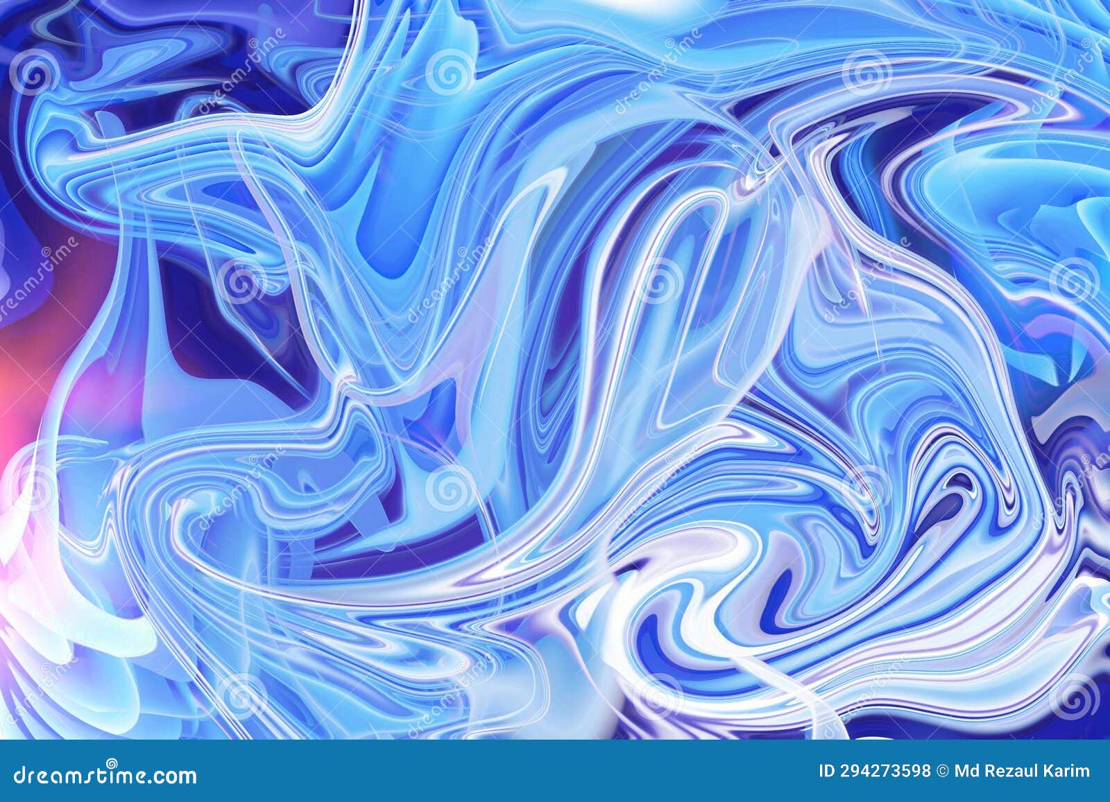 Immersive Journey through the World of Abstract Realistic Liquid Paint ...