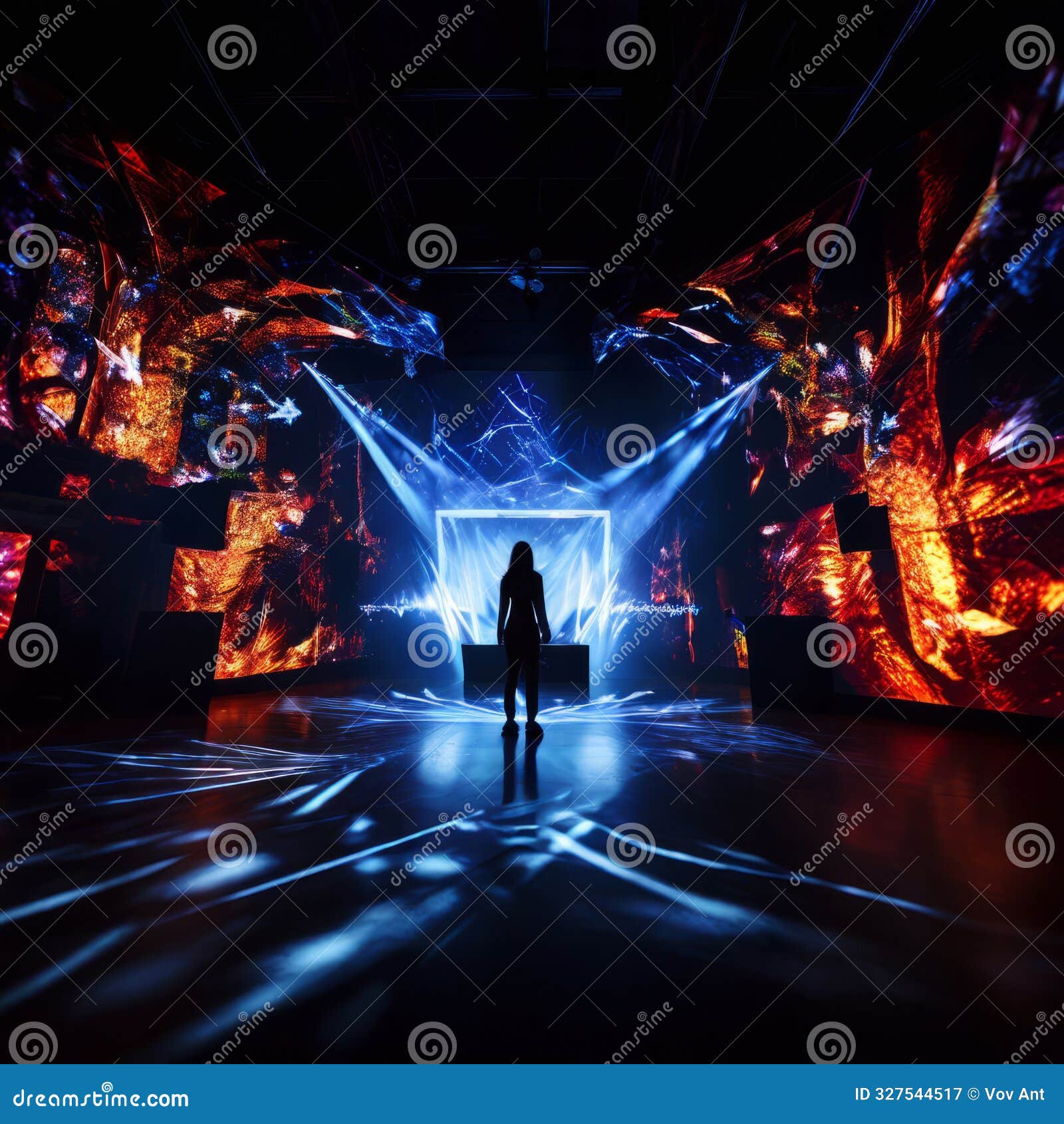 Immersive Projection Mapping a Projection Mapping I Stock Illustration ... Immersive Projection Mapping a Projection Mapping I Stock Illustration ...
