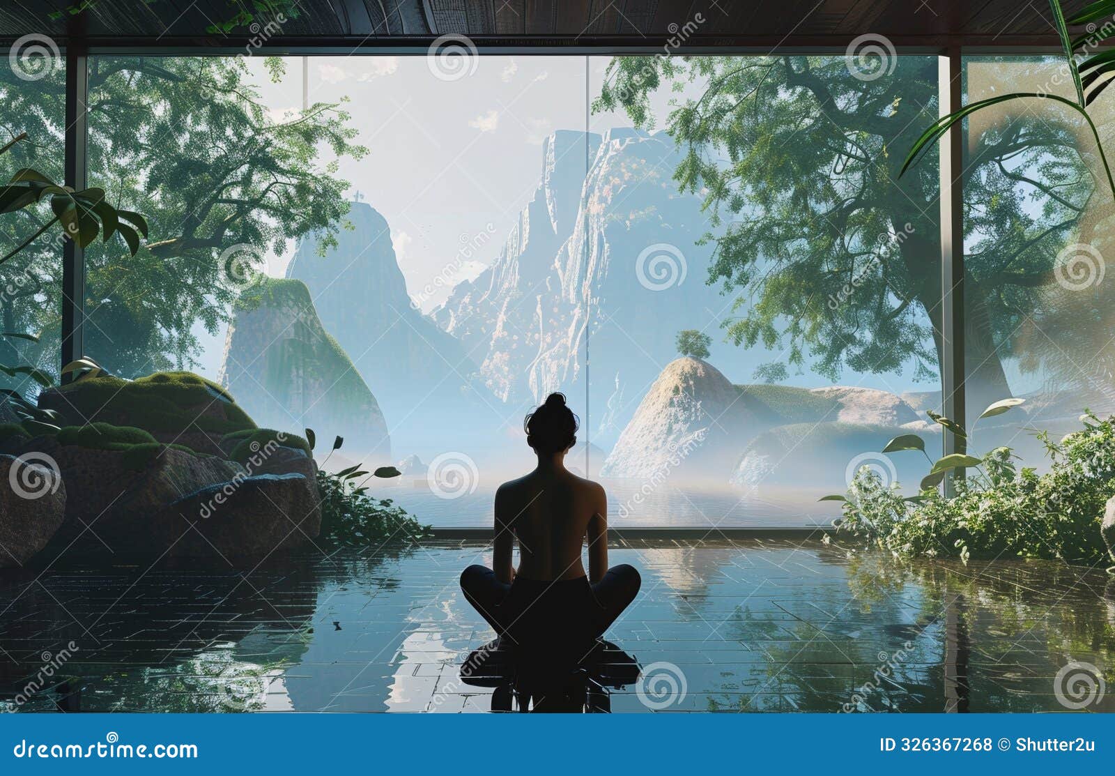 Immersive Therapy Session with Natureinspired Visuals and Calming ...