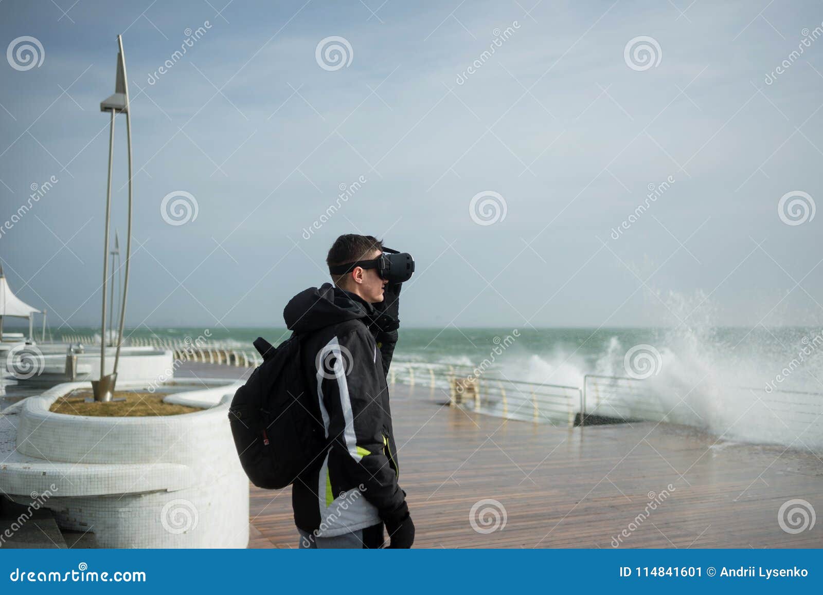 Immersion in the Virtual Reality Game Stock Image - Image of sensations ...