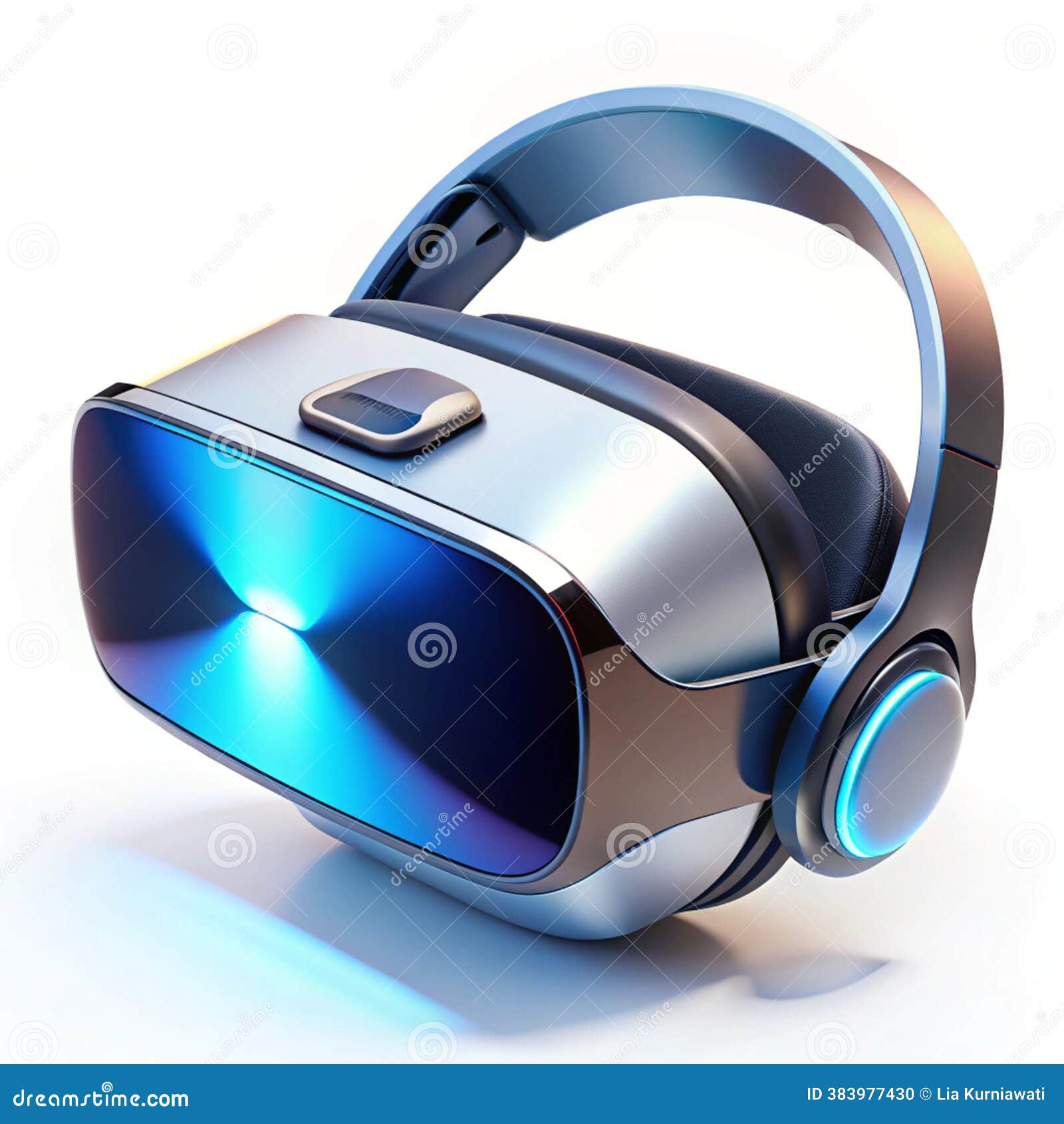 Immersive Virtual Reality Experience With Young Boy Exploring Digital ...