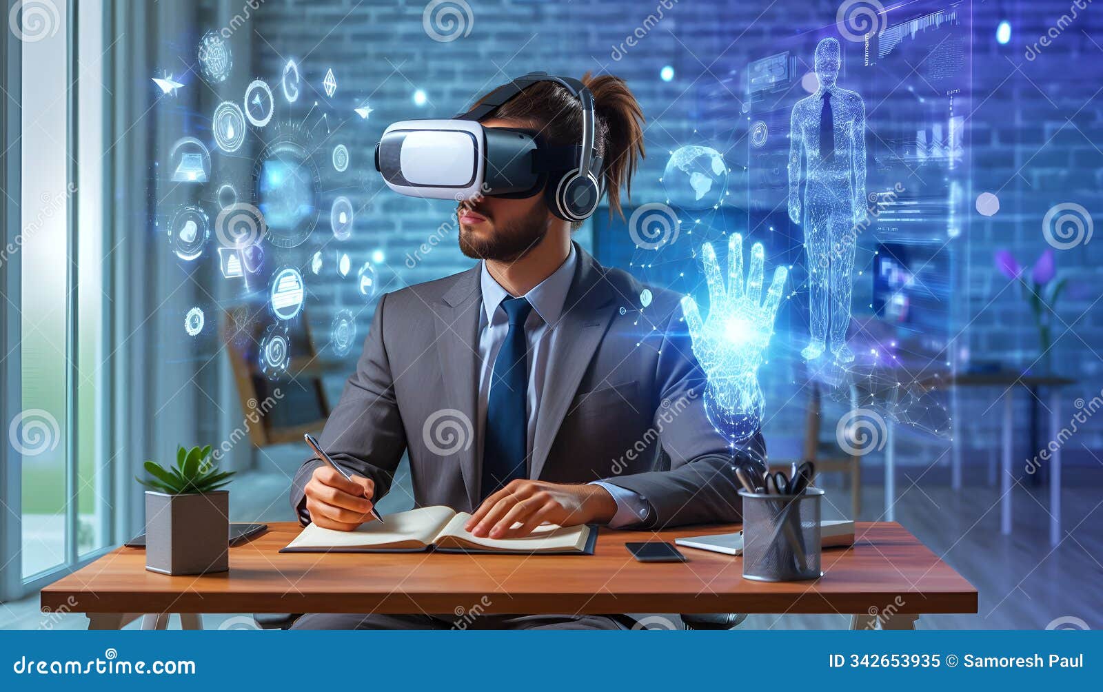 Immersive Virtual Reality Technology for Smart City Development Stock ...