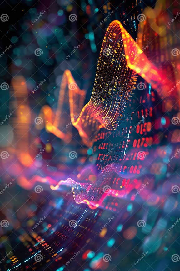 Immersive Virtual Reality Visualization of Stock Market Chart Lines ...