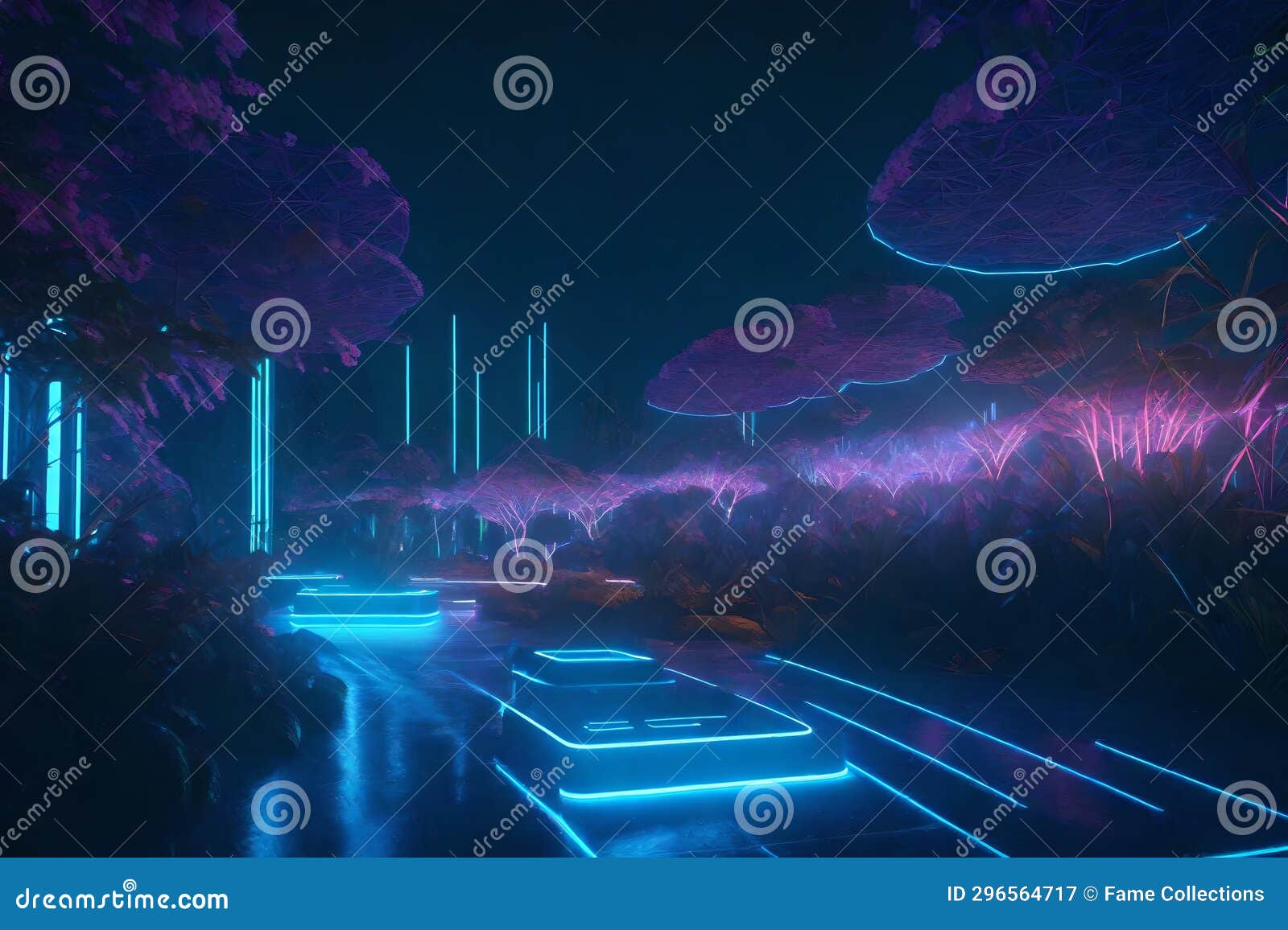 An Immersive Virtual Reality World with a Blend of Futuristic and ...