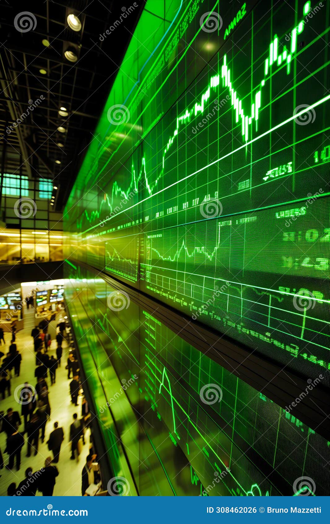 Market Pulse: the Rhythm of Finance Stock Illustration - Illustration ...