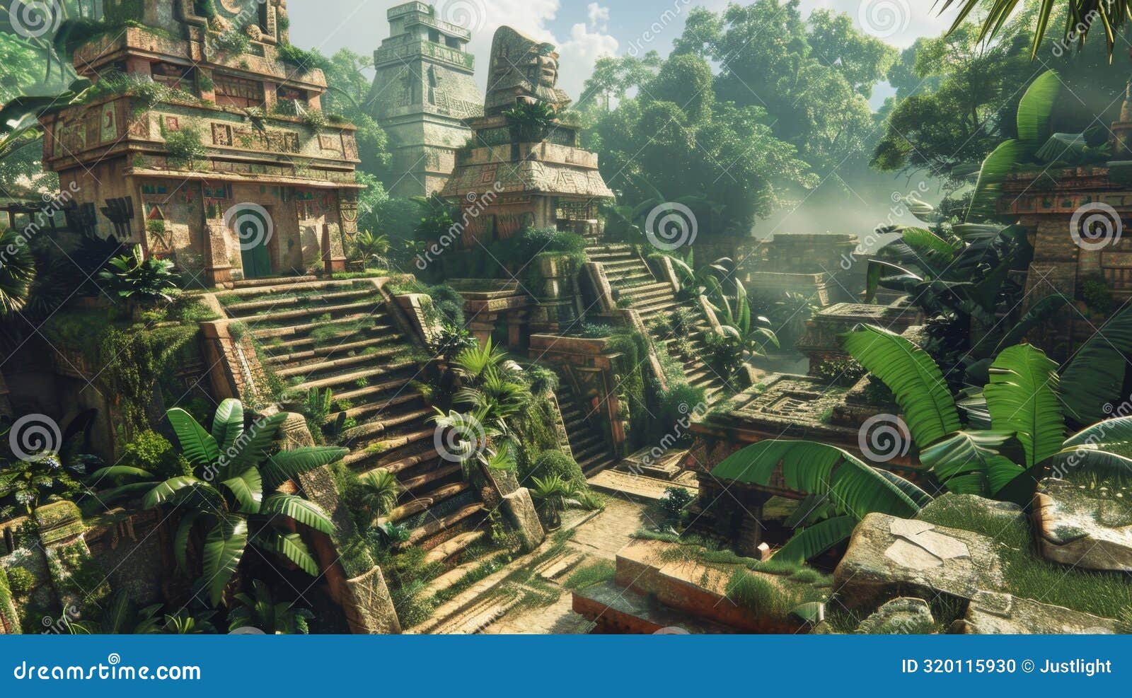 An Immersive VR Experience of an Ancient Mayan City Featuring Realistic ...