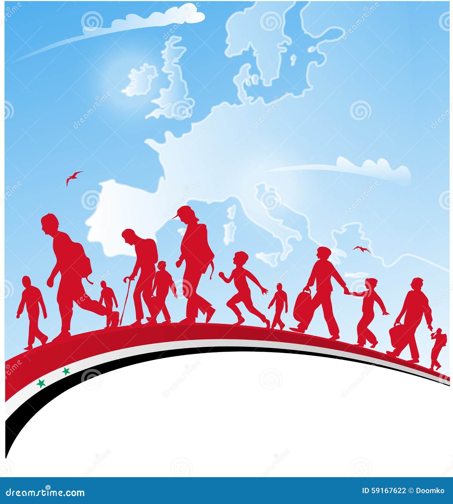 Immigration People Walk Under World Map Cartoon Vector | CartoonDealer ... Immigration People Walk Under World Map Cartoon Vector | CartoonDealer ...